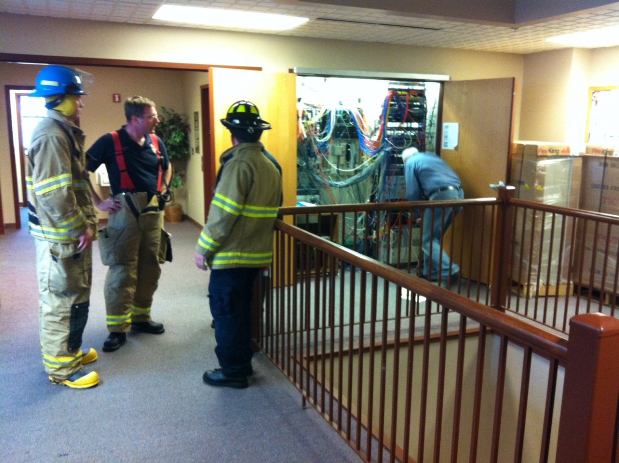 Battery makes for smoky Monday at city hall - KCAW