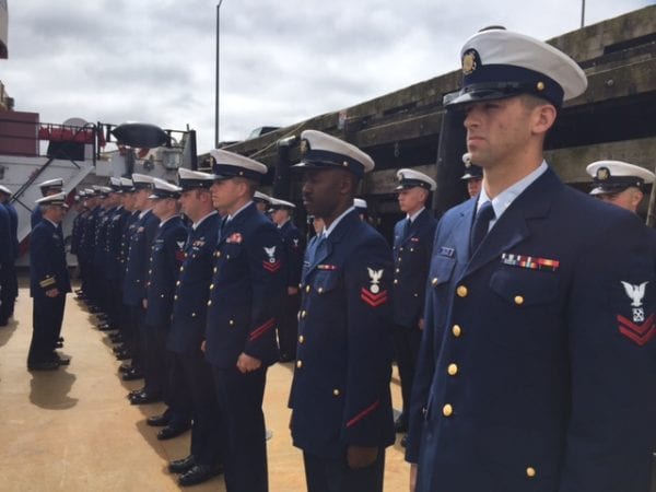 USCGC Maple changes command - KCAW