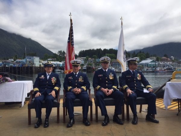 USCGC Maple changes command - KCAW