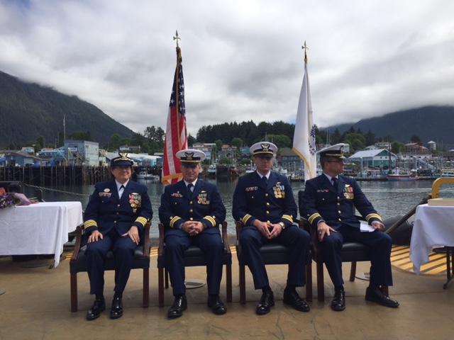 USCGC Maple changes command - KCAW
