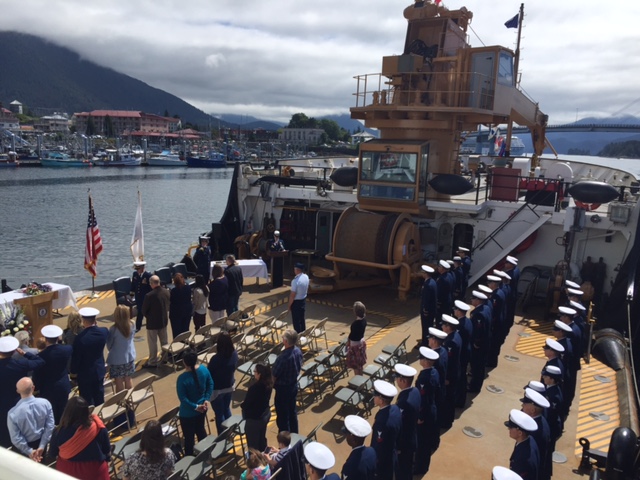 USCGC Maple changes command - KCAW