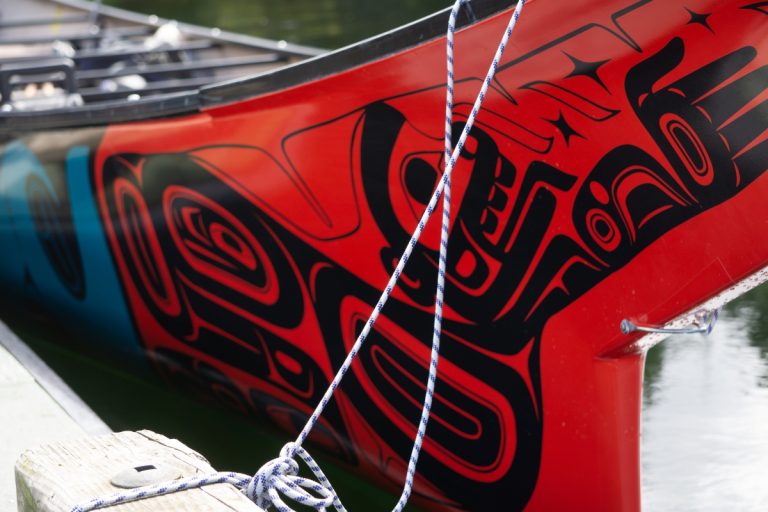 Sitkans send off 'Ancestral Echoes' canoe headed to Celebration - KCAW