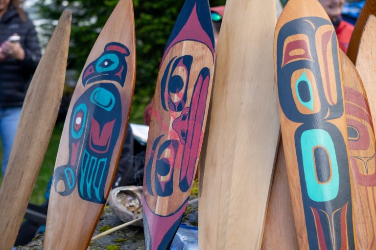 Sitkans send off 'Ancestral Echoes' canoe headed to Celebration - KCAW
