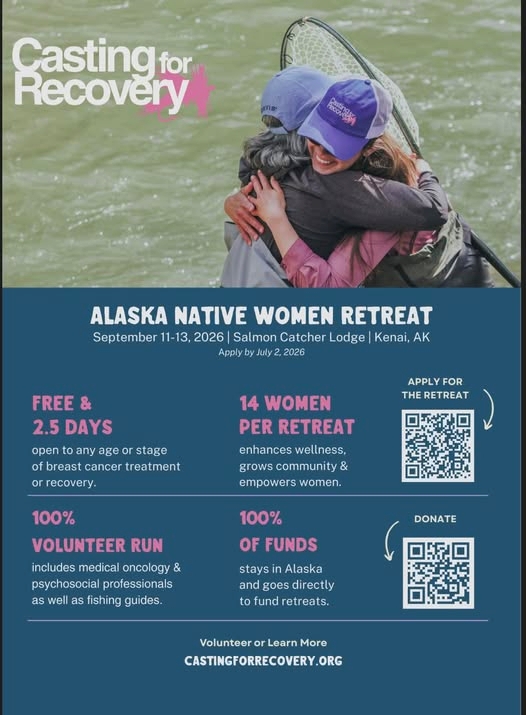 Casting for Recovery invites Alaska Native women with breast cancer to ...